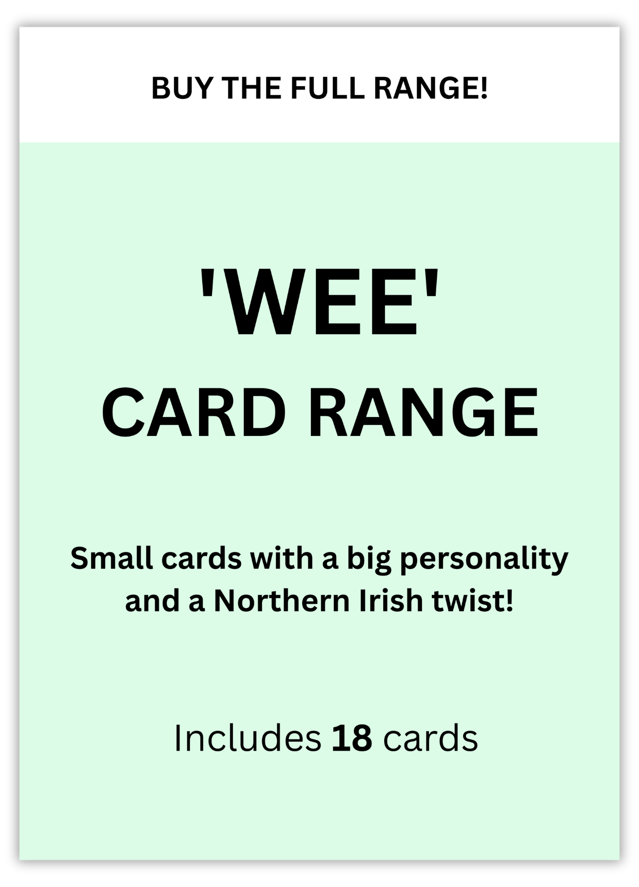 Full "wee" card range – Happy Wee Light