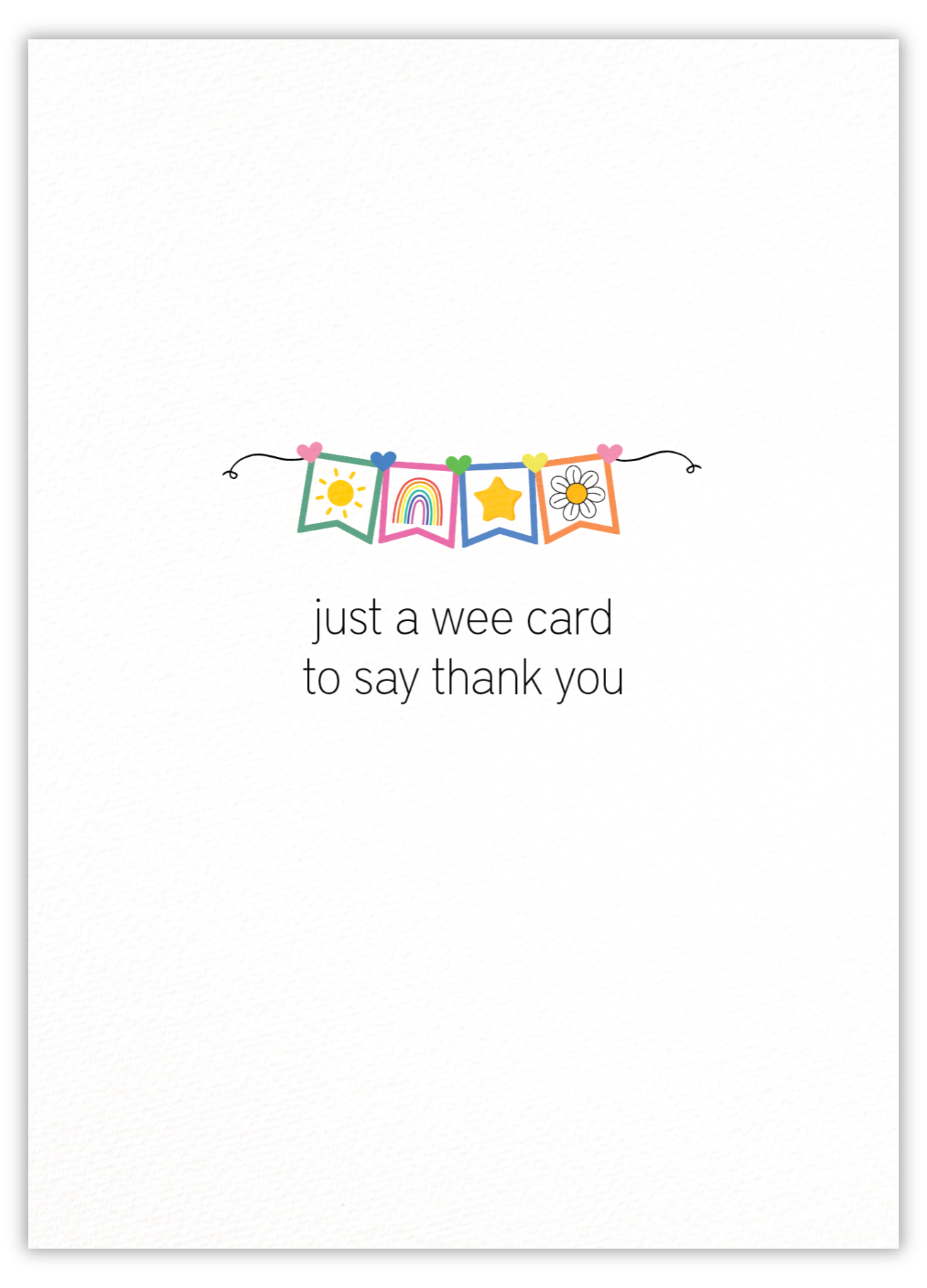 Just a wee card to say thank you – Happy Wee Light